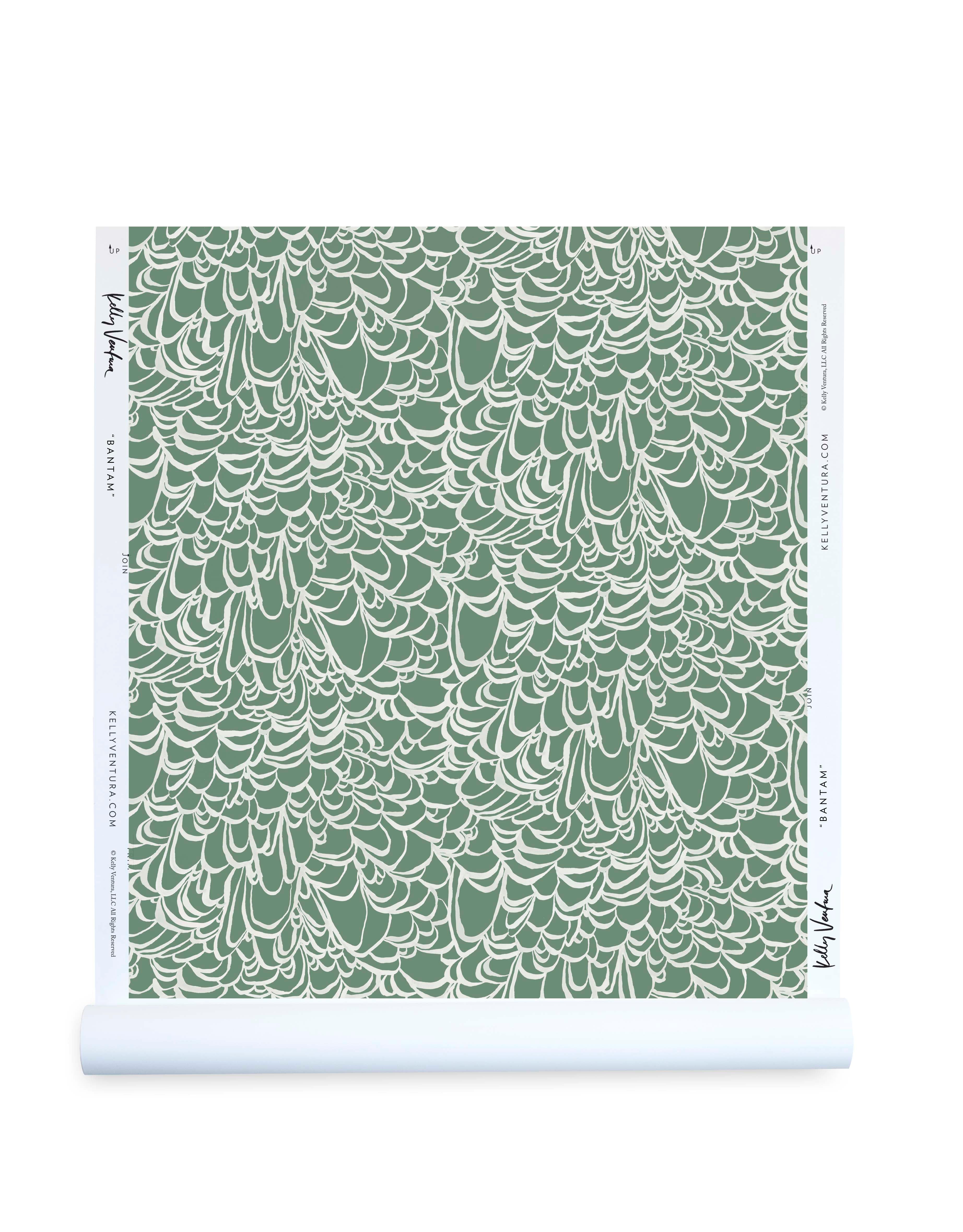 Bantam in Grass Wallpaper – Kelly Ventura Design