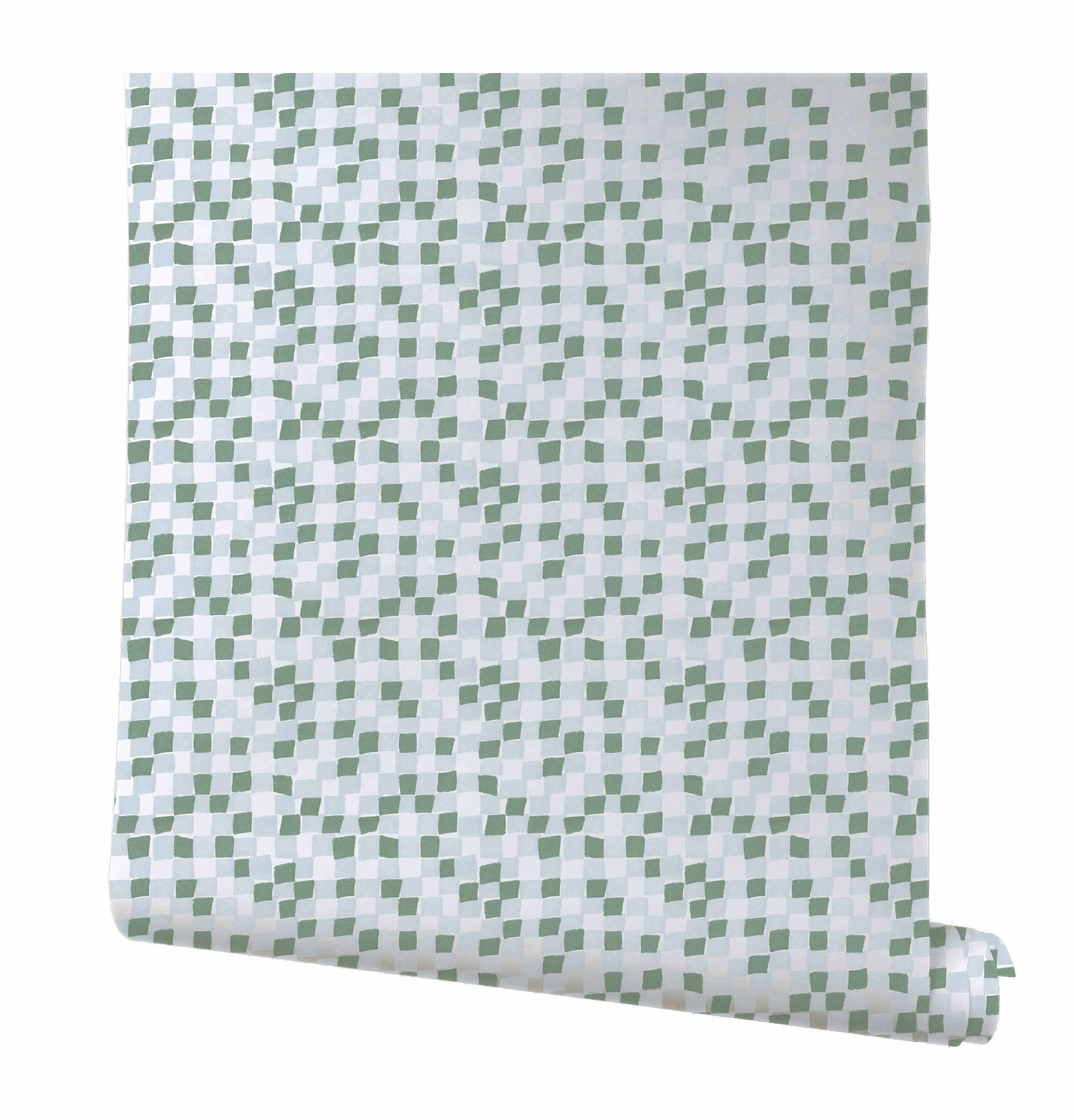 Checker in Dew Sample – Kelly Ventura Design