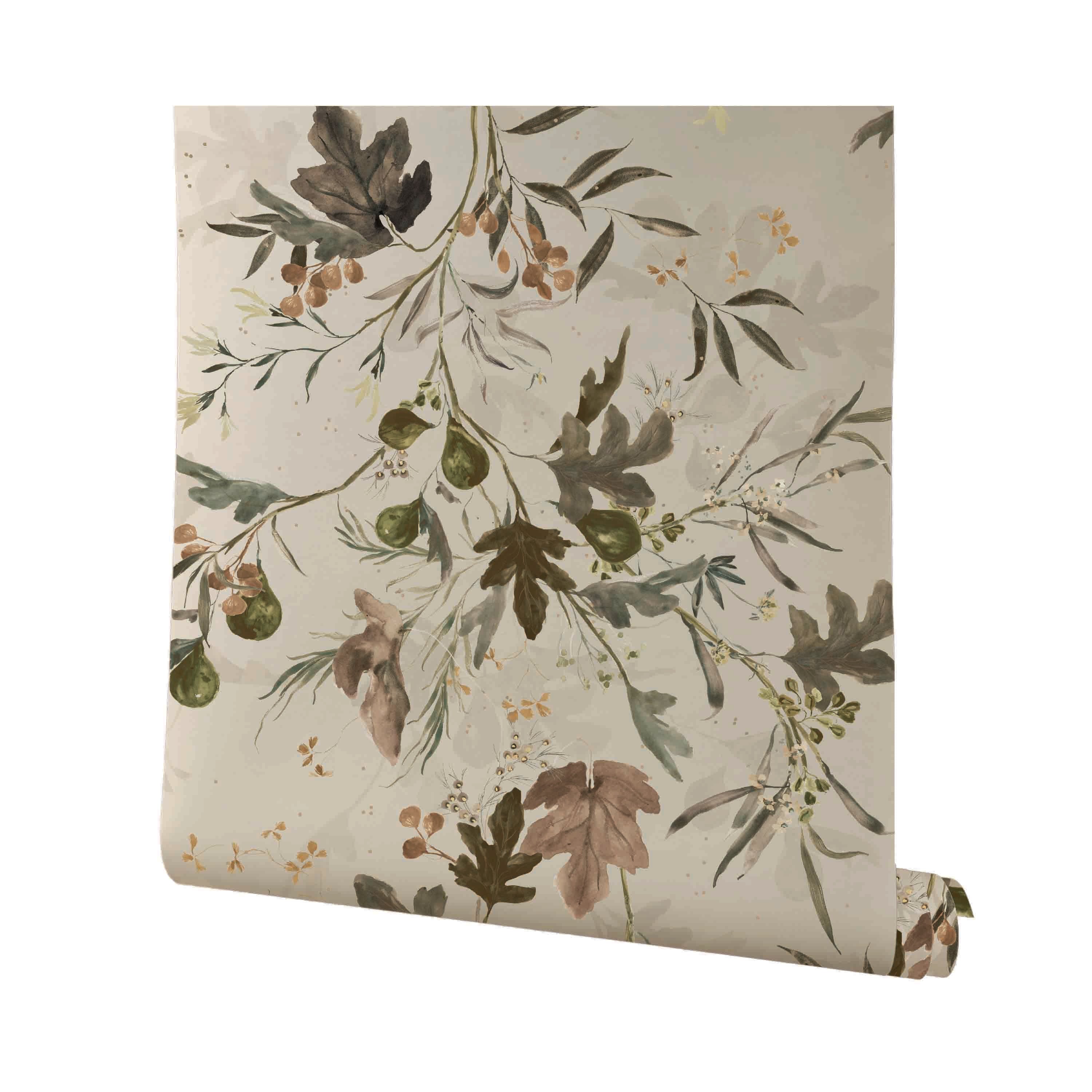 Fig in Rust Wallpaper – Kelly Ventura Design