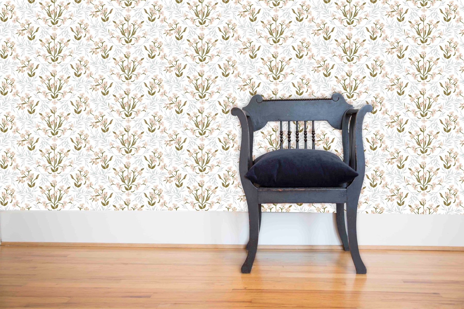 Primrose in Shell Wallpaper – Kelly Ventura Design