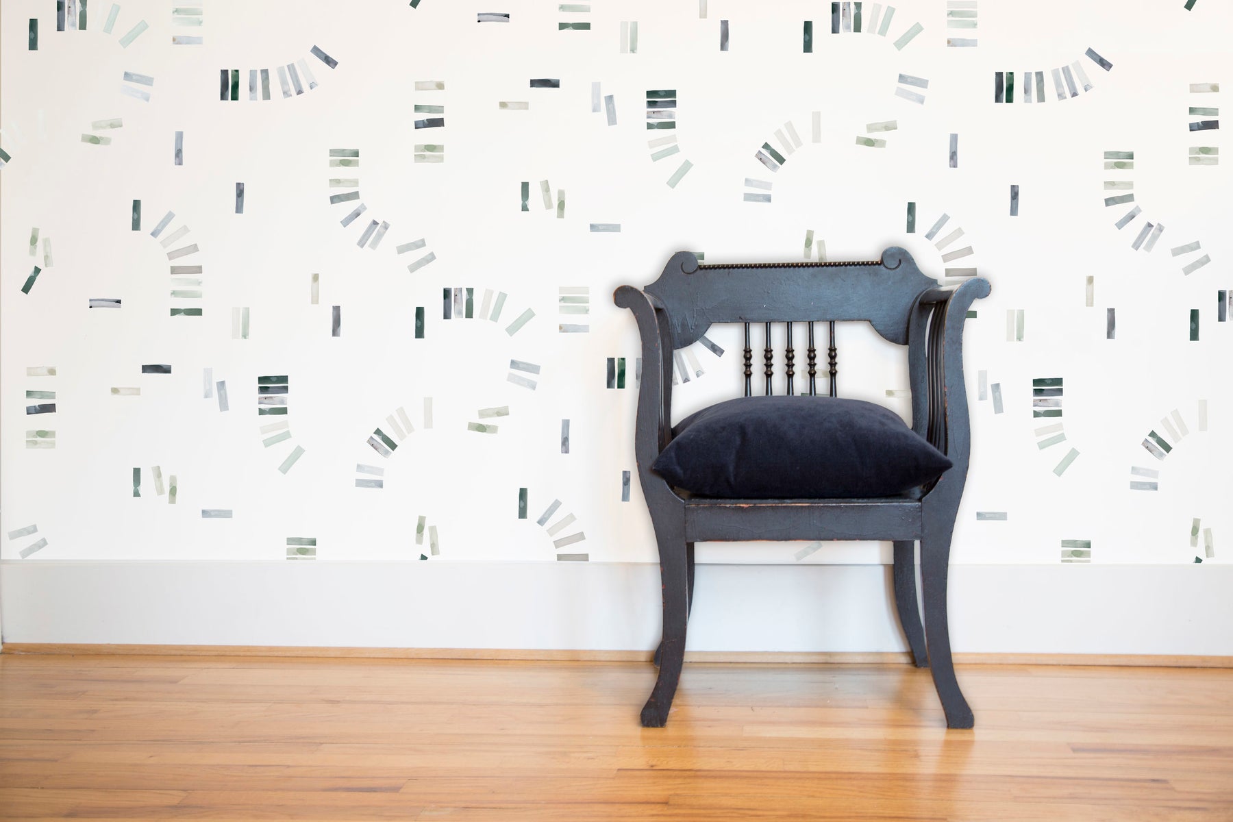 Contour in Blue Wallpaper – Kelly Ventura Design