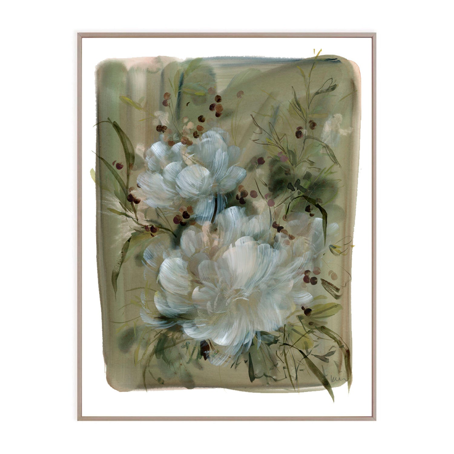 Peonies in Moss